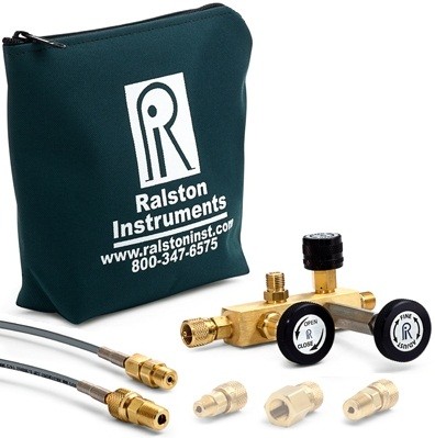 Ralston QTCM Brass Pressure Calibration Manifold Kit - Transtek