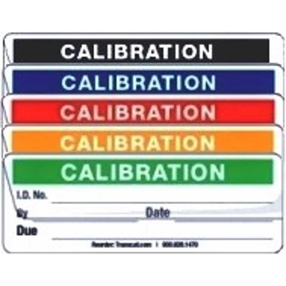 Transcat 5353C Standard Calibration Labels - Transtek