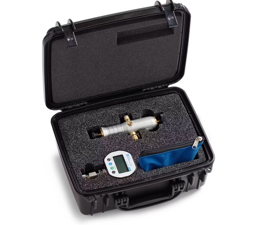 Calibration kit with pump and digital pressure gauge - Transtek